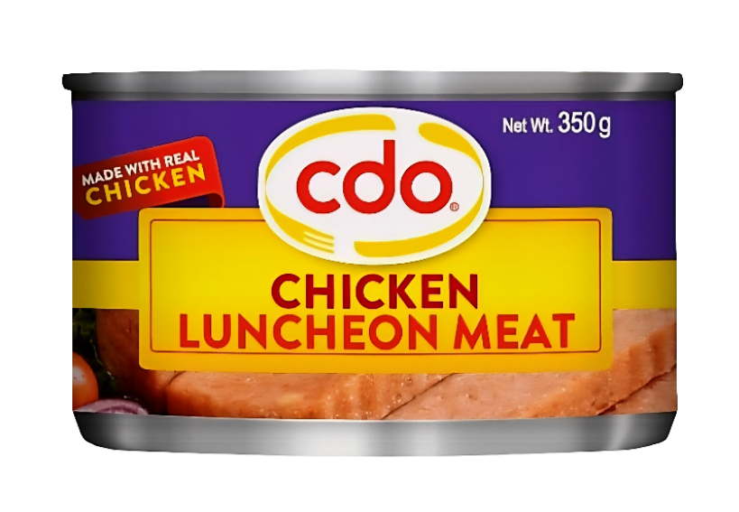 CDO Chicken Luncheon Meat 350g FLAT TIN – Henny's Commercial Online