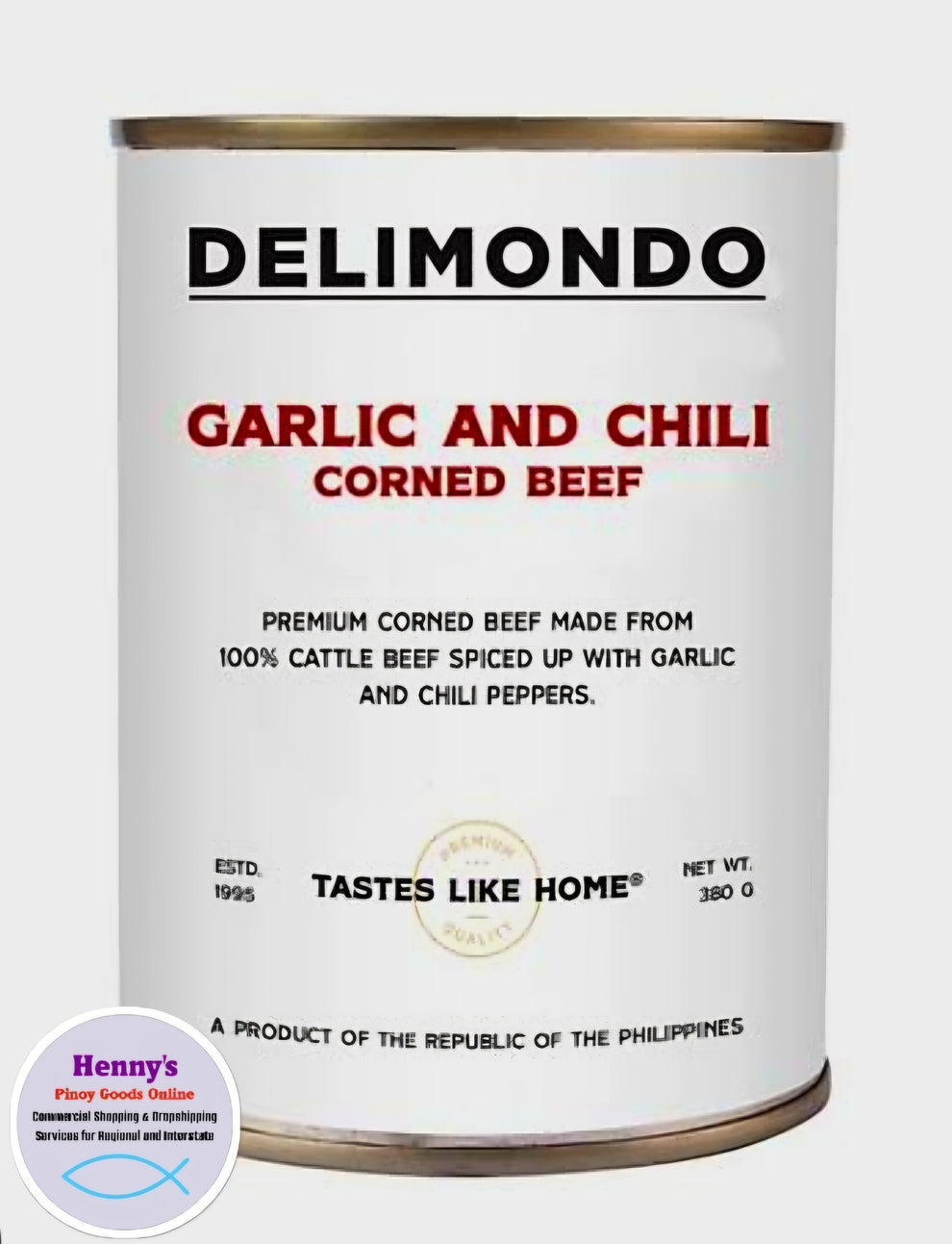 Delimondo Chili & Garlic Corned Beef 380g LARGE (02/02/27) – Henny's ...